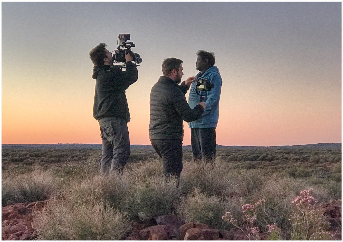 Drone Image complete filming in remote Western Australia for Estée ...